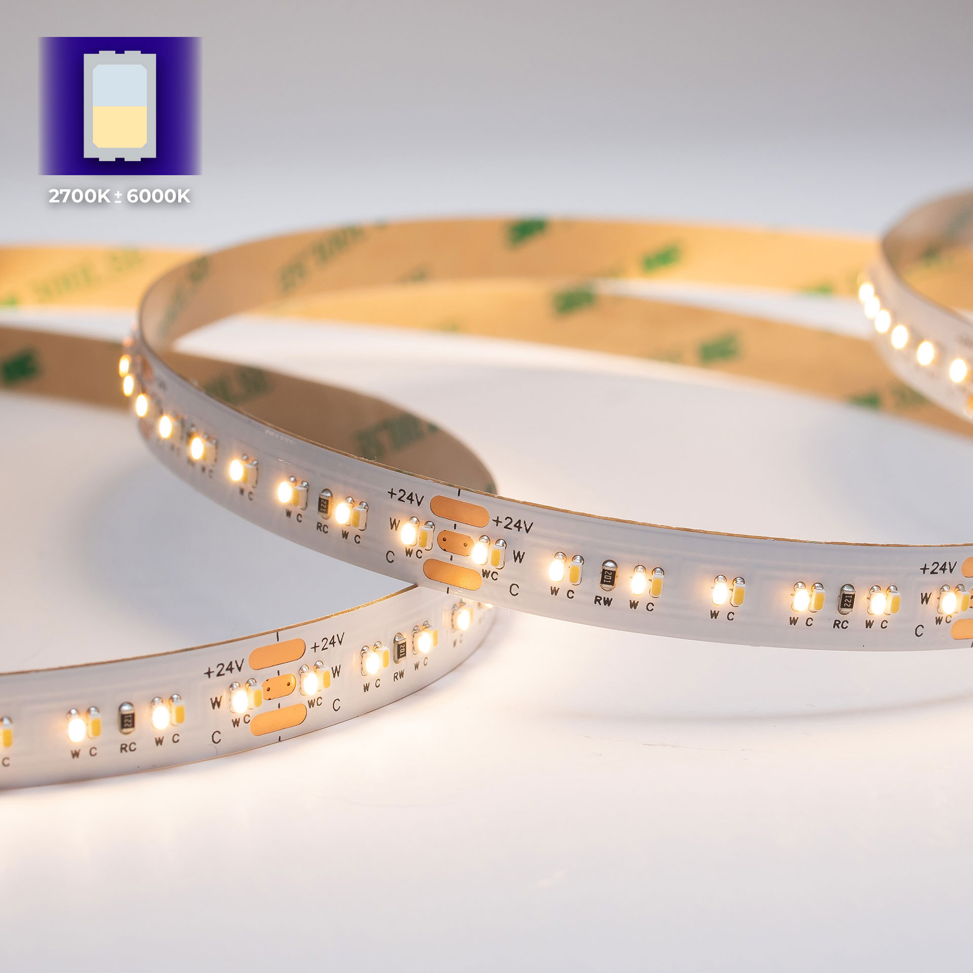 Tira Flexible 280 Leds X Metro, 2110 SMD, Interior Dual | TLapps