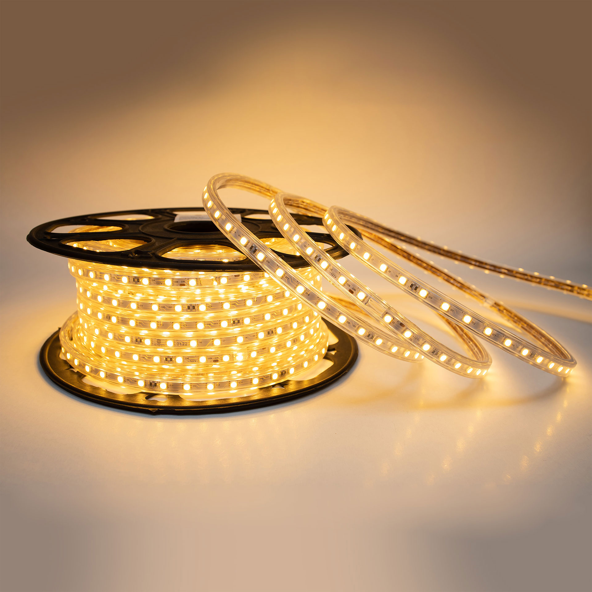 Manguera Flexible 60 Leds X Metro, 5050 SMD, Exterior 25 Metros tono ...