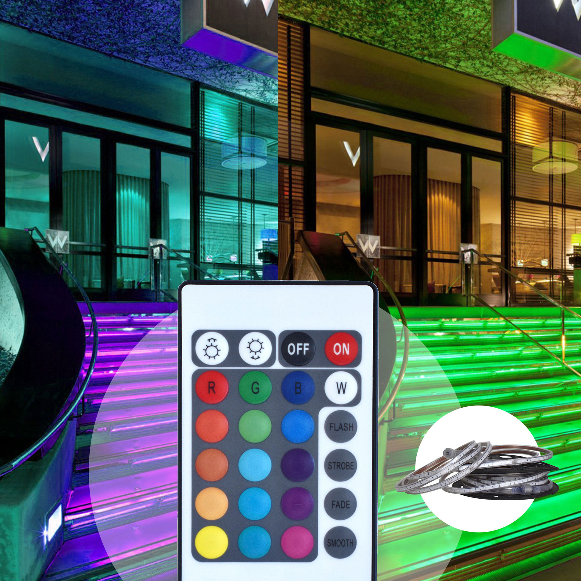 Controlador para manguera LED RGB de alto voltaje | TLapps